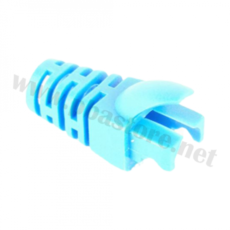 บูทครอบหัวแลน CAT6|LOCKING PLUG BOOT สีฟ้า (10Pcs/PKG)|ราคาถูก
